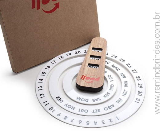 Calendário Permanente de Acrílico - Circle