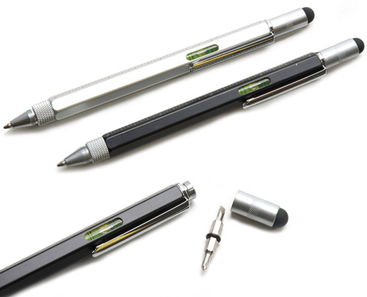 Caneta Metálica Multifunção com Ferramenta, Ponteira Touch