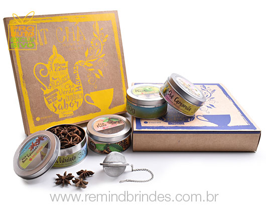 Kit Chá com Difusor de Metal - Modelo Lille