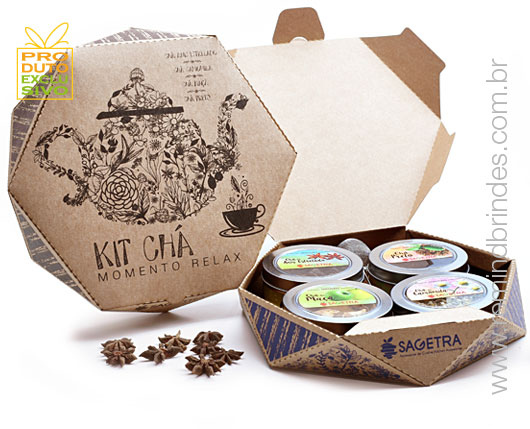 Kit Chá com Difusor de Metal - Modelo Grenoble